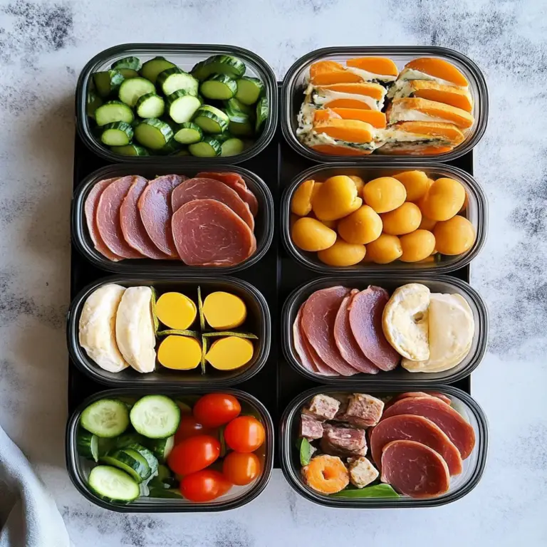 Protein Snack Pack Lunch Meal Prep