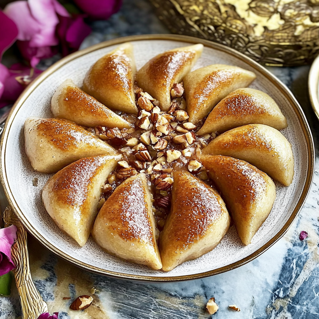 Qatayef with Nut Filling