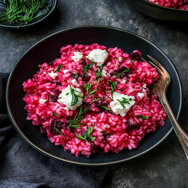Valentine’s Beet Risotto with Goat Cheese