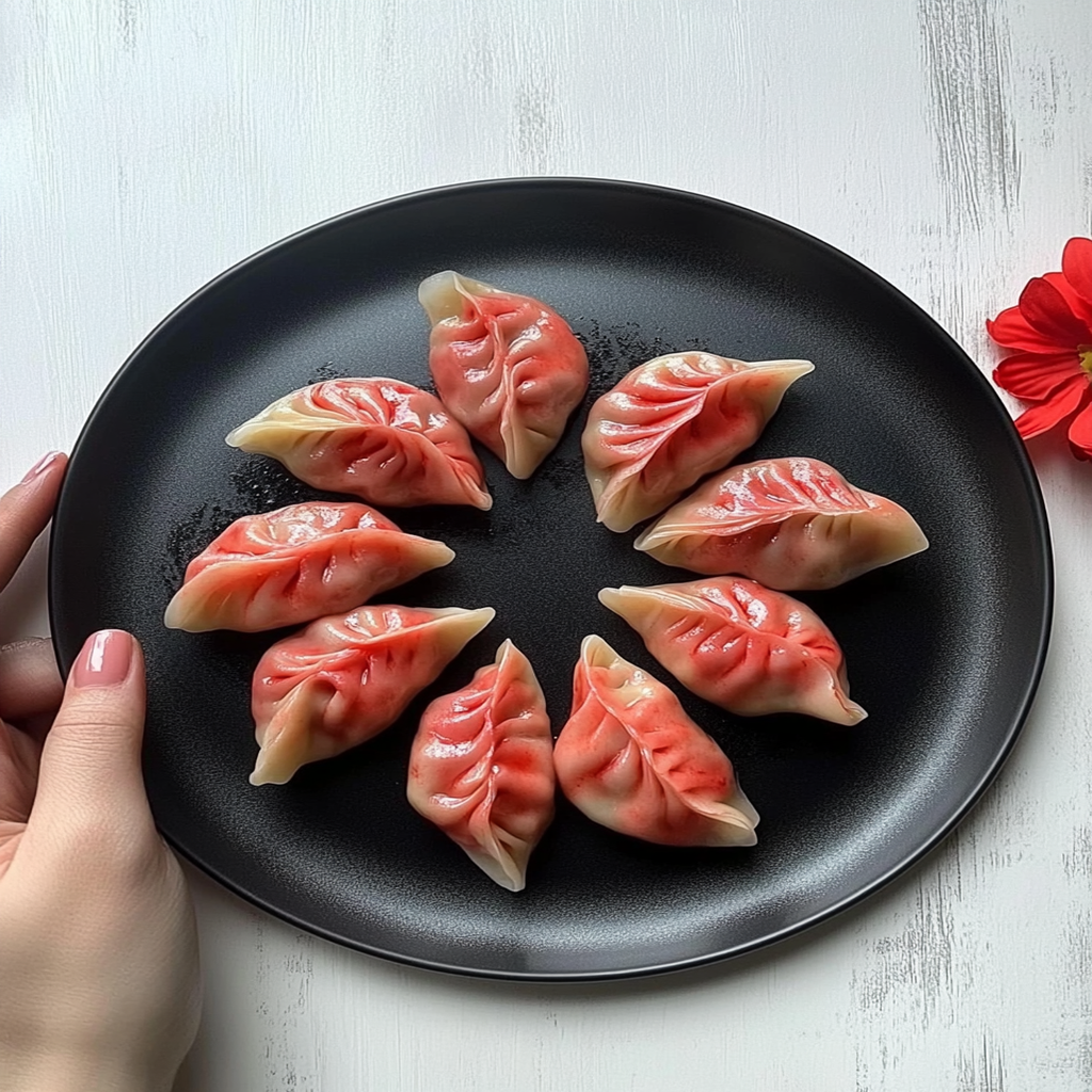 Valentine’s Chinese-Style Heart-Shaped Dumplings