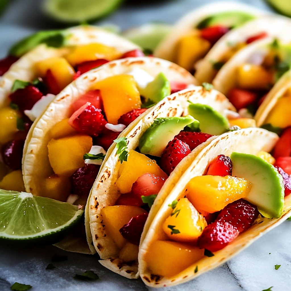 Delicious Fruit Tacos That Will Brighten Your Day