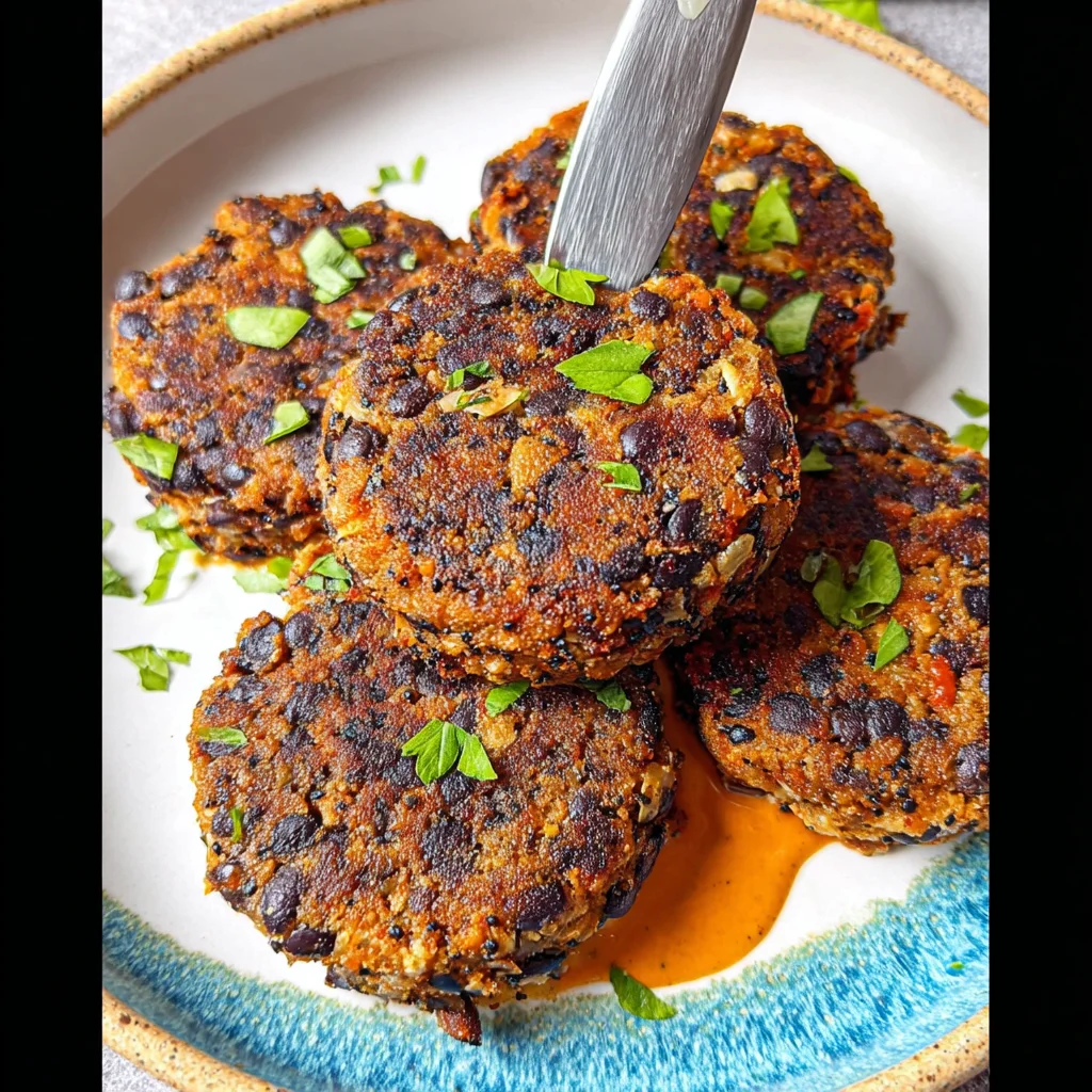Easy Black Bean Patties: Guilt-Free & Flavorful Delight - Non Stop Recipes