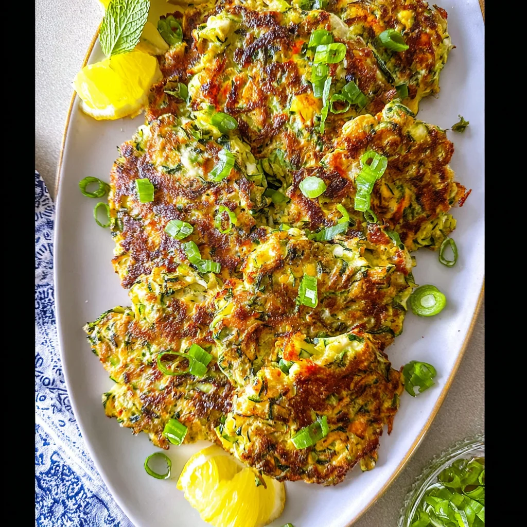 Greek Zucchini Patties: Golden and Flavorful Delight - Non Stop Recipes